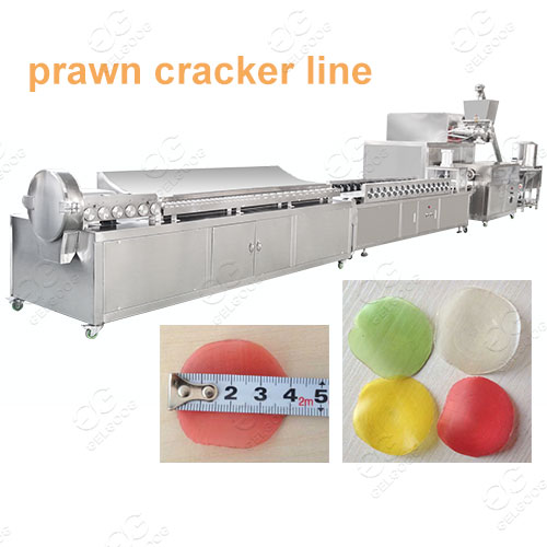 100kg/h Automatic Prawn Cracker Production Line in GELGOOG